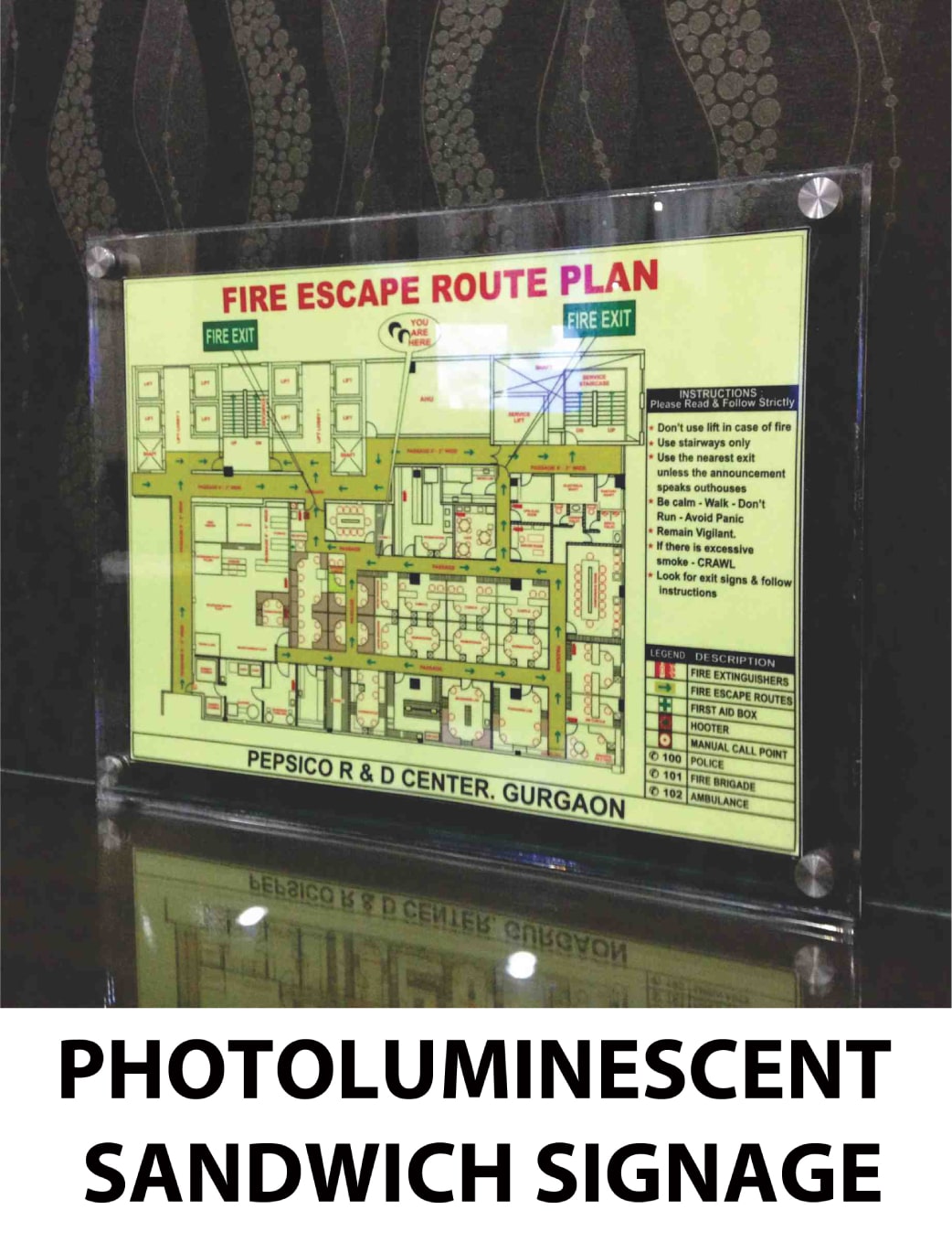Glow-in Dark Fire Escape Route Plans – Mr Lite